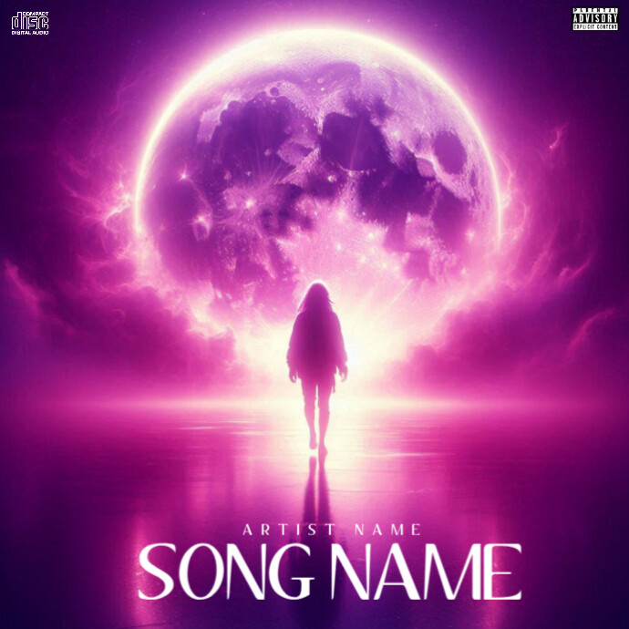 Purple Cd Mixtape Album Cover Album Cover Template | PosterMyWall