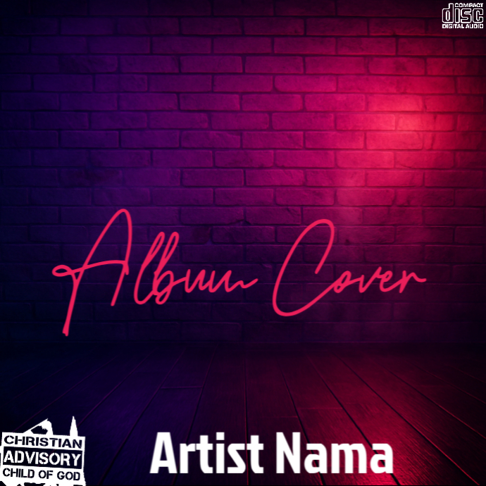 Purple Cd mixtape album cover art work template | PosterMyWall