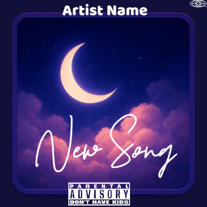 Purple Cd Mixtape/album Cover Artwork Template | PosterMyWall