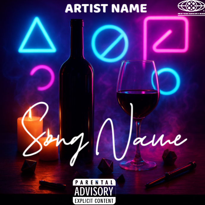 Purple CD Mixtape/Song Album Cover Artwork Template | PosterMyWall