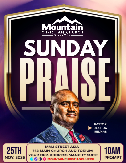 Purple Church Event Flyer Template | PosterMyWall