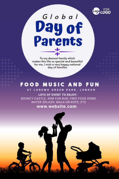 Copy of Purple Collage Global Day Of Parents Pinterest Graphic ...