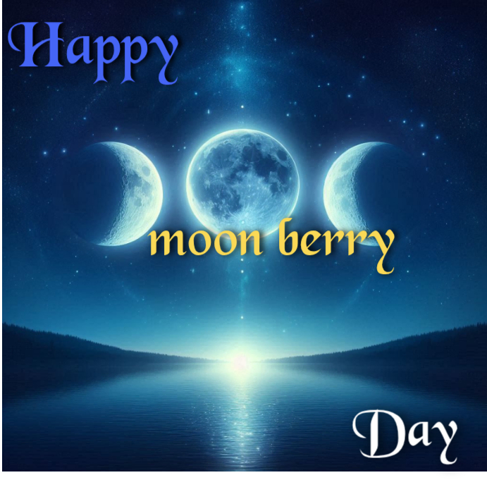 Purple Collage Happy Moon Berry Day Instagram Post Template | PosterMyWall