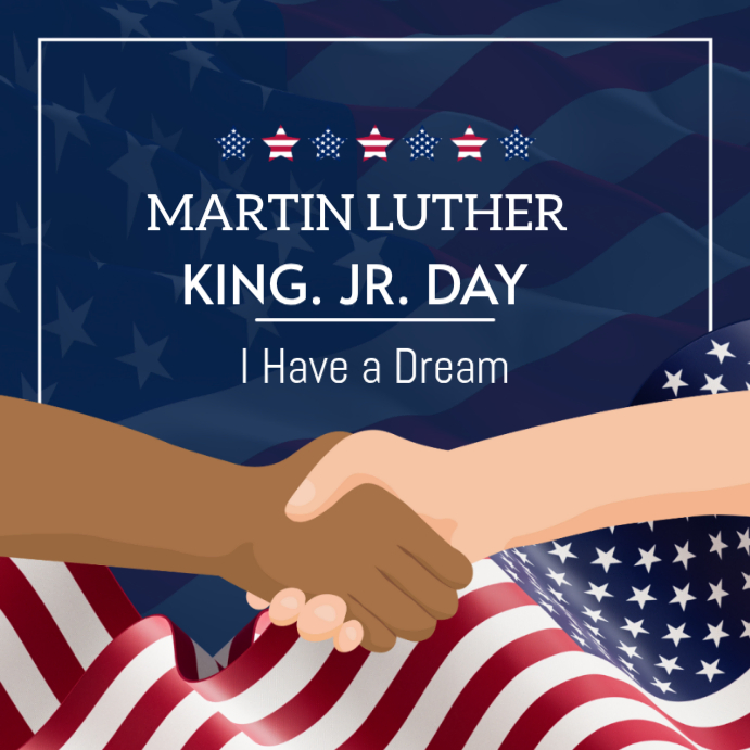 Purple Collage Martin Luther King Day Instagram Post Template ...