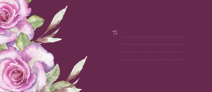 Purple color professional anf illustrative envelope design Template ...