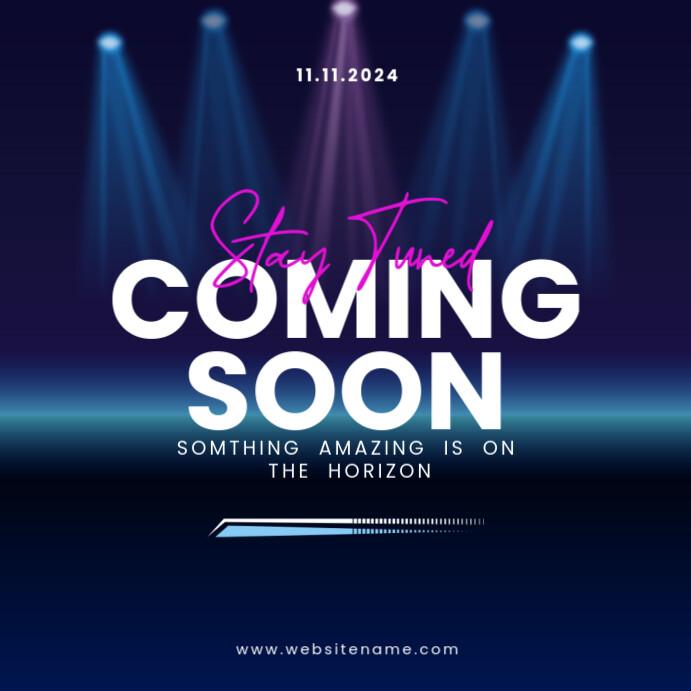 Purple Coming Soon Instagram Post Template | PosterMyWall