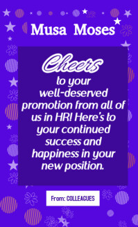 White Congratulations On Your Promotion Template Flyer A4 | PosterMyWall