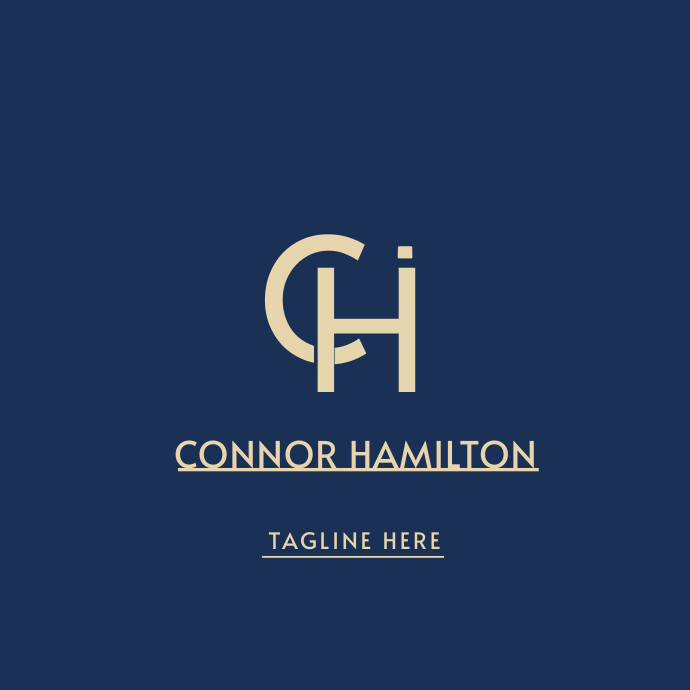 Plantilla de Purple Connor Hamilton Logo | PosterMyWall