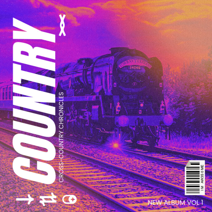 Purple Country Album Cover Template | PosterMyWall