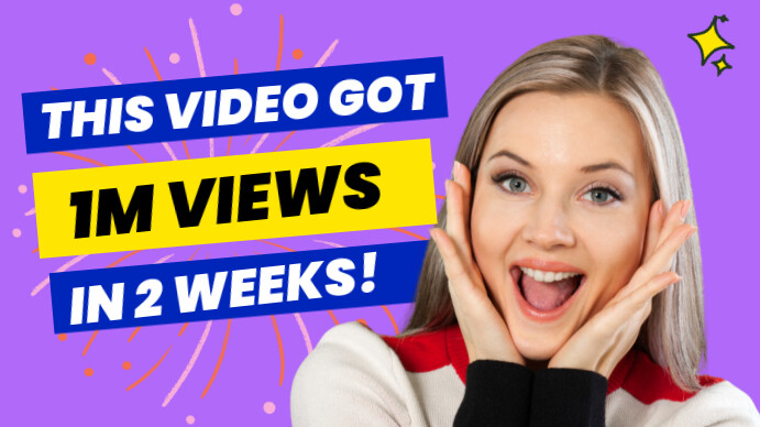 Purple Creative Livestream YouTube Thumbnail Template | PosterMyWall