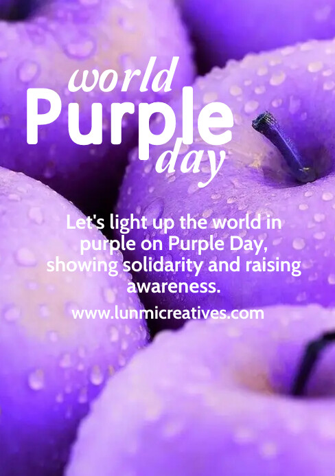 Copy of Purple Day | PosterMyWall