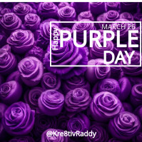 Purple day Template | PosterMyWall