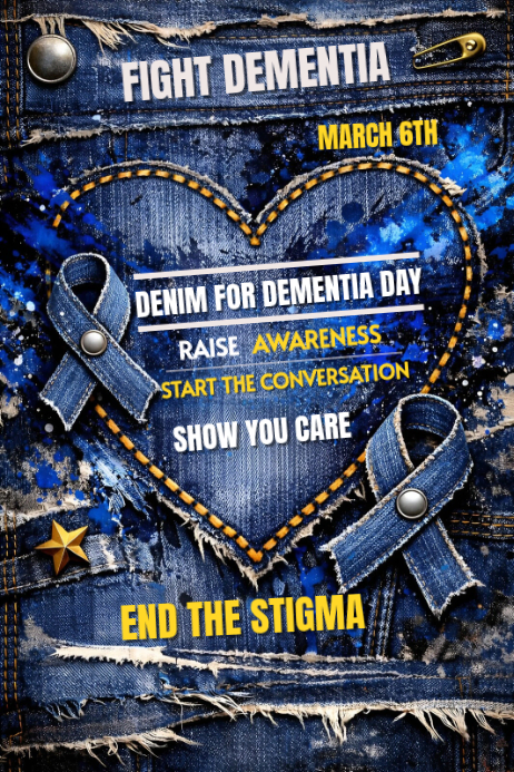 Purple Dementia Awareness Poster Template | PosterMyWall