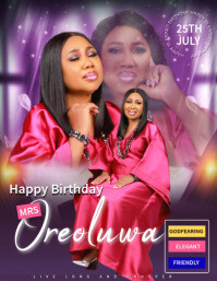 Joyful Birthday Flyer A4 Template | PosterMyWall