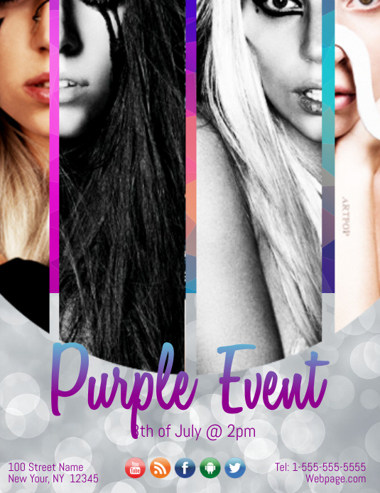 Copy of Purple Event Template | PosterMyWall