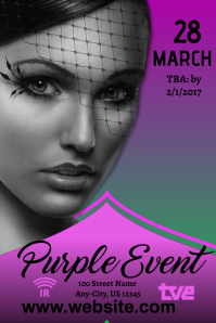 Purple Event Flyer Template | PosterMyWall
