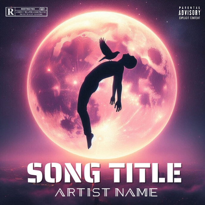 Purple Failing Sad Song Mixtape Album Cover Art Album Cover Templat ...
