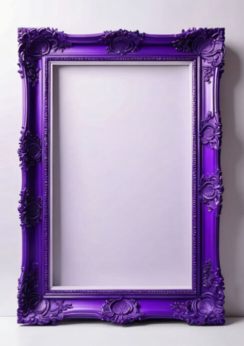 Purple family picture frame Template | PosterMyWall