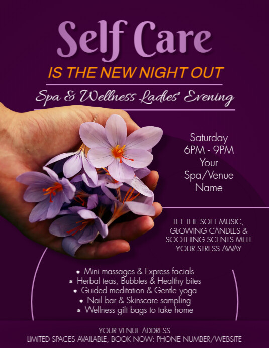 Copy of Ladies' Spa Night | PosterMyWall