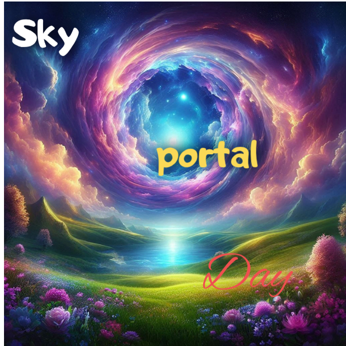 Plantilla de Purple Floral Sky Portal Day Instagram Post | PosterMyWall