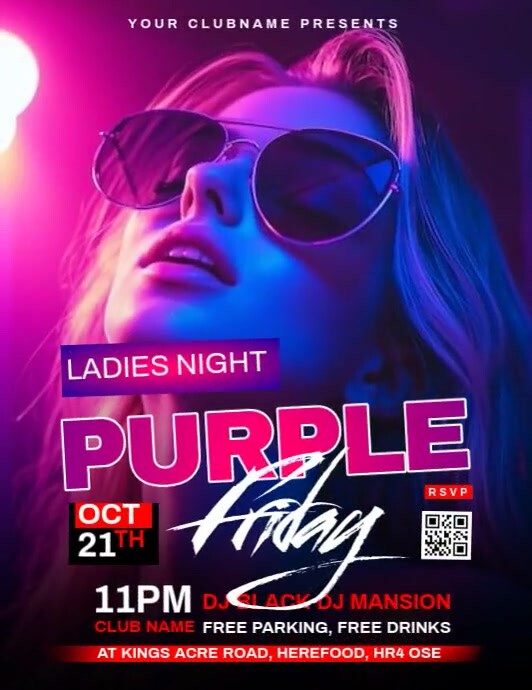 Copy of Purple Friday Party | PosterMyWall