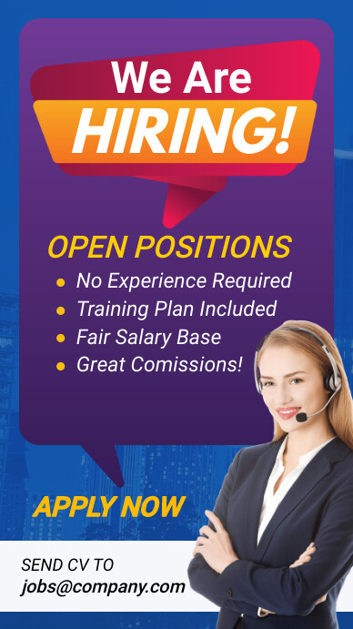 Purple Futuristic Customer Service Support W Template | PosterMyWall
