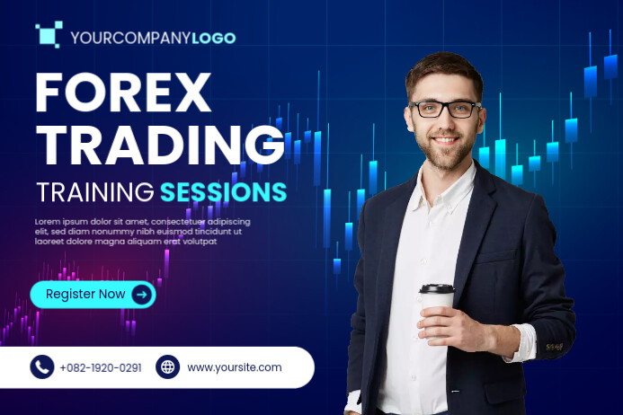 Copy of Purple Futuristic Forex Trading Training Ads | PosterMyWall