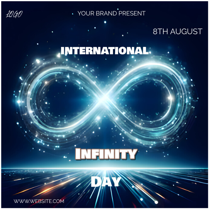 Purple Futuristic International Infinity Day Template | PosterMyWall