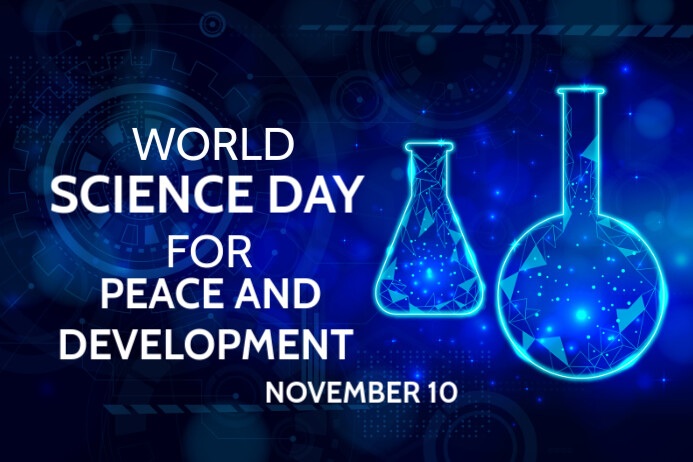 Copy of Purple Futuristic World Science Day For Peace And Development ...