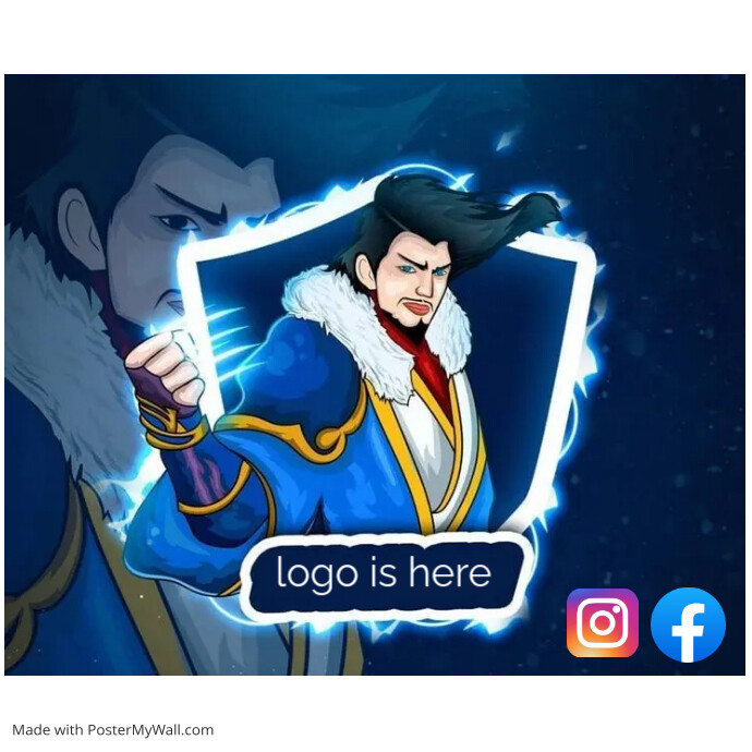 Purple Gaming Logo Logo Template | PosterMyWall