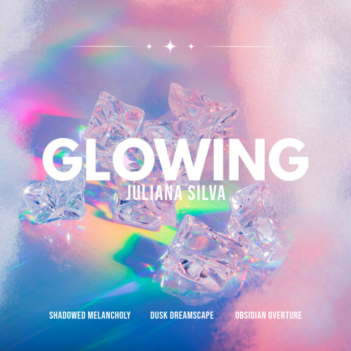 Copy of Purple Glowing Album Cover | PosterMyWall