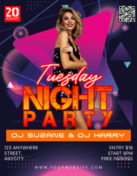 Tuesday Night Party Template | PosterMyWall