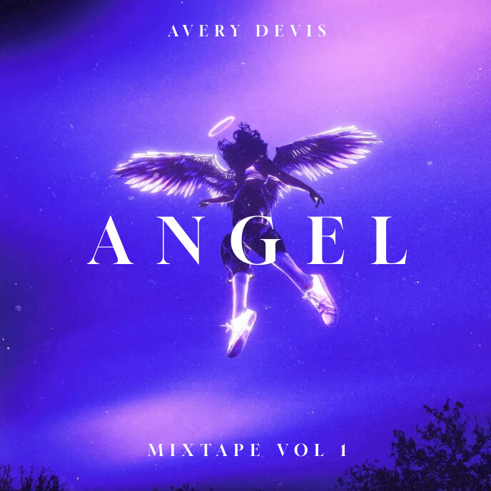 Purple Gradient Album Cover Template | PosterMyWall