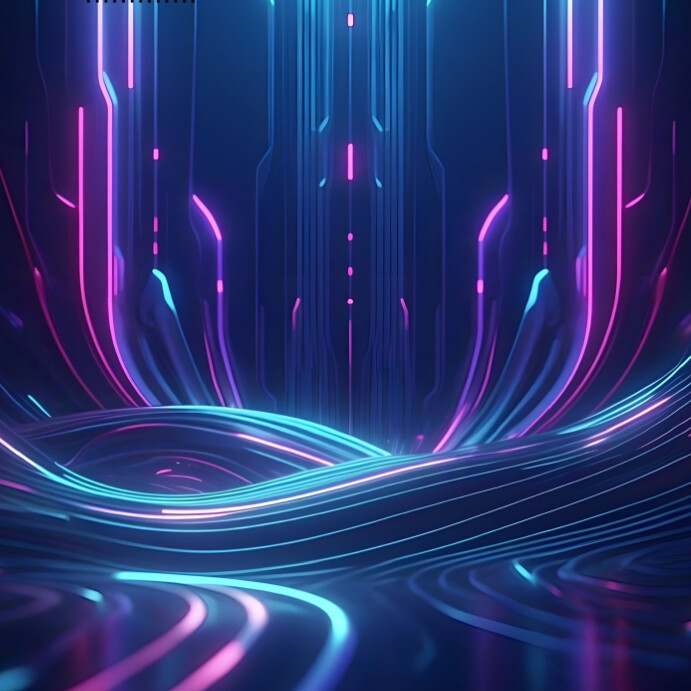 Purple Gradient Background Instagram Post Template | PosterMyWall