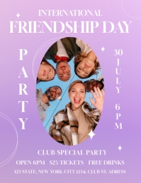 FRIENDSHIP DAY EVENT FLYER Template | PosterMyWall