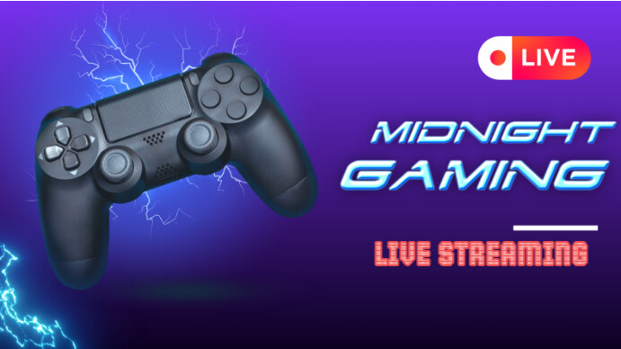 Purple Gradient Gaming Thumbnail Youtube Thumbnail Template | PosterMyWall