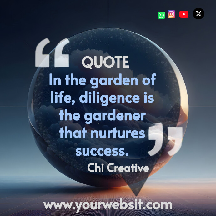 Purple Gradient Motivational Inspirational Qu Template | PosterMyWall