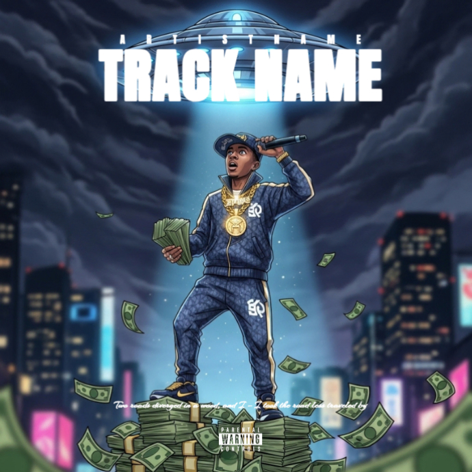 Plantilla de Purple Hip Hop Album Cover Album Cover | PosterMyWall