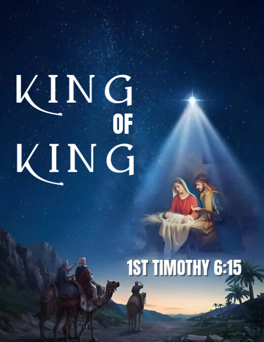 Copy of Purple Illustrative King Of Kings Flyer (us Letter) | PosterMyWall