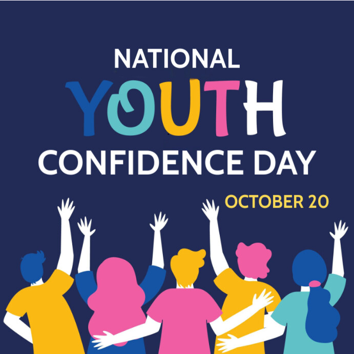 Modèle Purple Illustrative National Youth Confidence Day Instagram Post ...