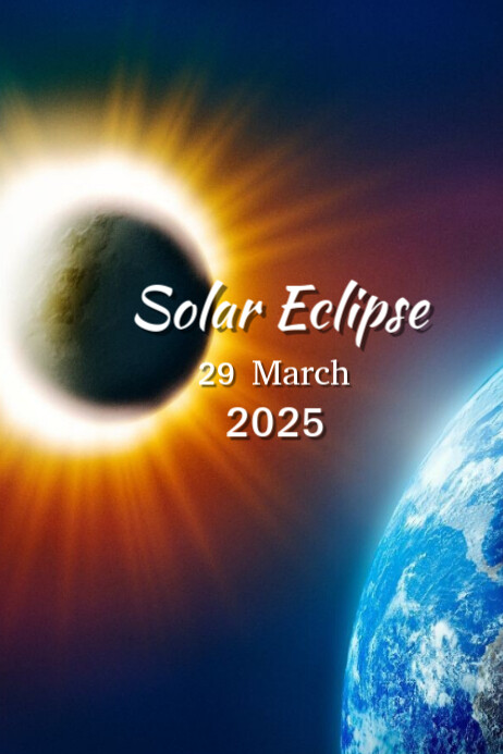 Modèle Purple Illustrative Solar Eclipse Poster | PosterMyWall