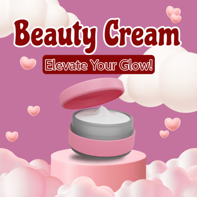 Copy of Purple Ilustratif Beauty Cream Pos Instagram | PosterMyWall