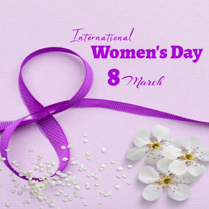 Purple International Women's Day Instagram Post Template | PosterMyWall