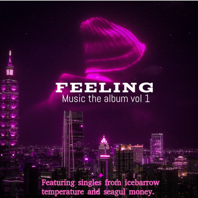 Purple Joyful Album Cover Design Album Cover Template | PosterMyWall
