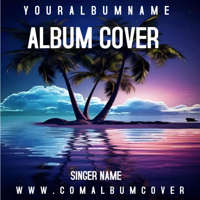 Copy of Purple Joyful Album Cover Design Template Album Cover ...