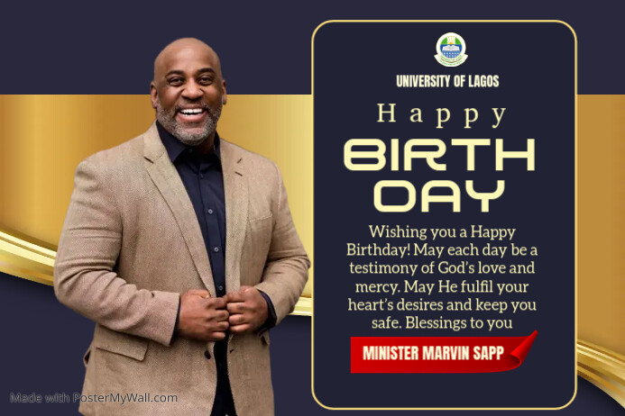 Purple Joyful Birthday Poster Template | PosterMyWall