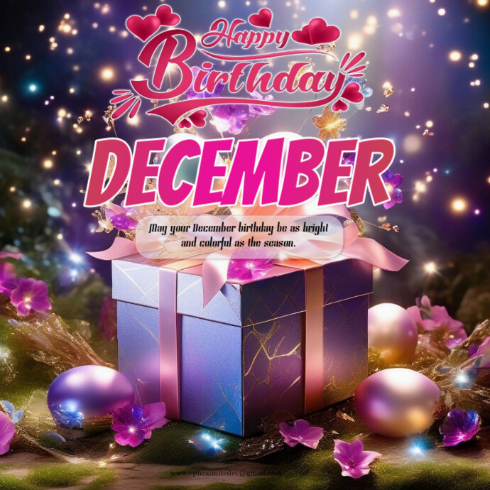 Plantilla de Purple Joyful December Logo | PosterMyWall