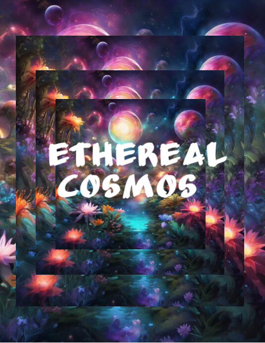 Purple Joyful Ethereal A4 Flyers Flyer (us Letter) Template | PosterMyWall