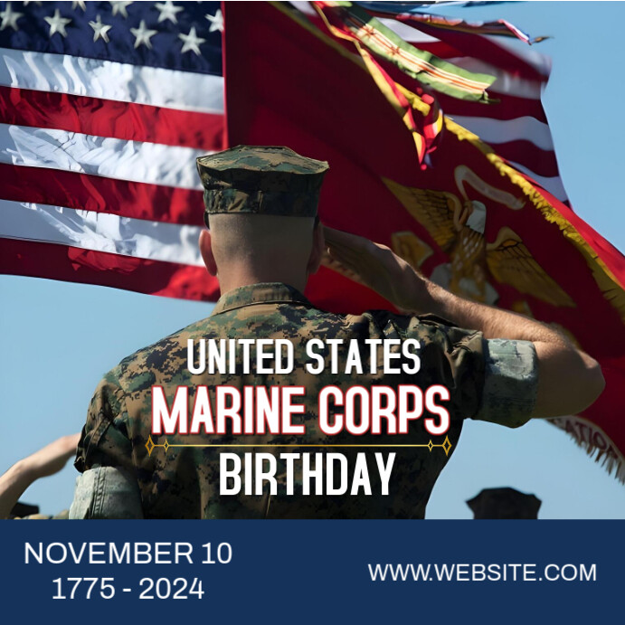 Plantilla de Purple Joyful Event Usmc Instagram Post | PosterMyWall