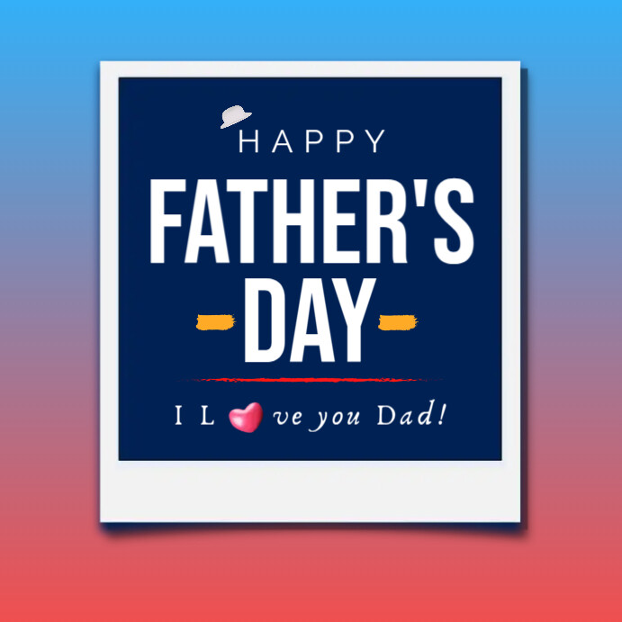 Purple Joyful Happy Father's Day Celebration Template | PosterMyWall